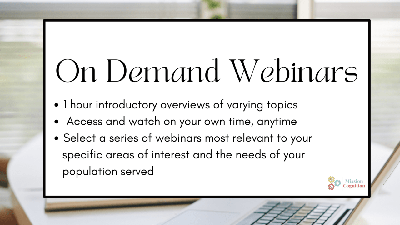 Professional Development - Mission Cognition